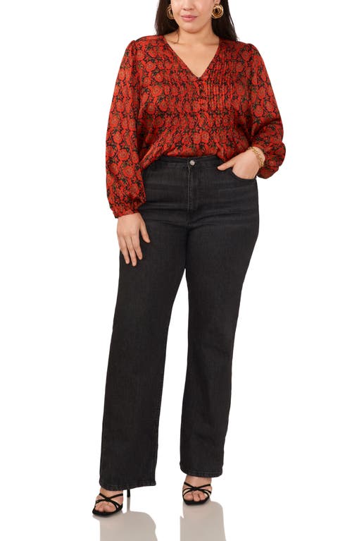 1.STATE 1.STATE Floral Print Woven Shirt